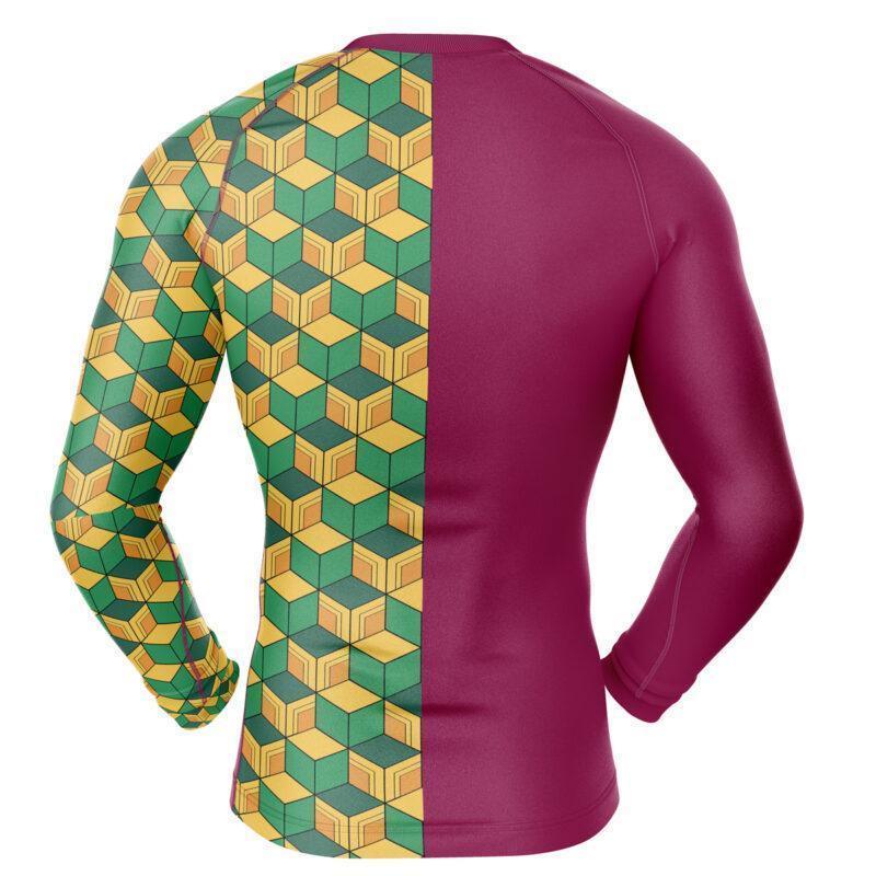 Kimetsu No Yaiba Giyu Tomioka Rash Guard | Jiu Jitsu Rash Guard