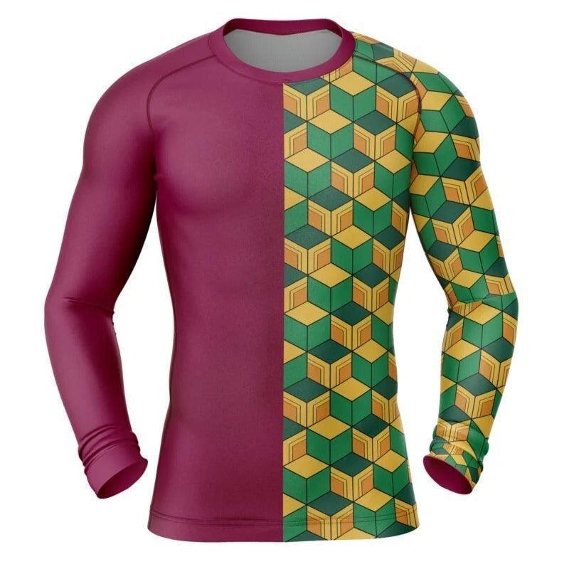 Kimetsu No Yaiba Giyu Tomioka Rash Guard | Jiu Jitsu Rash Guard