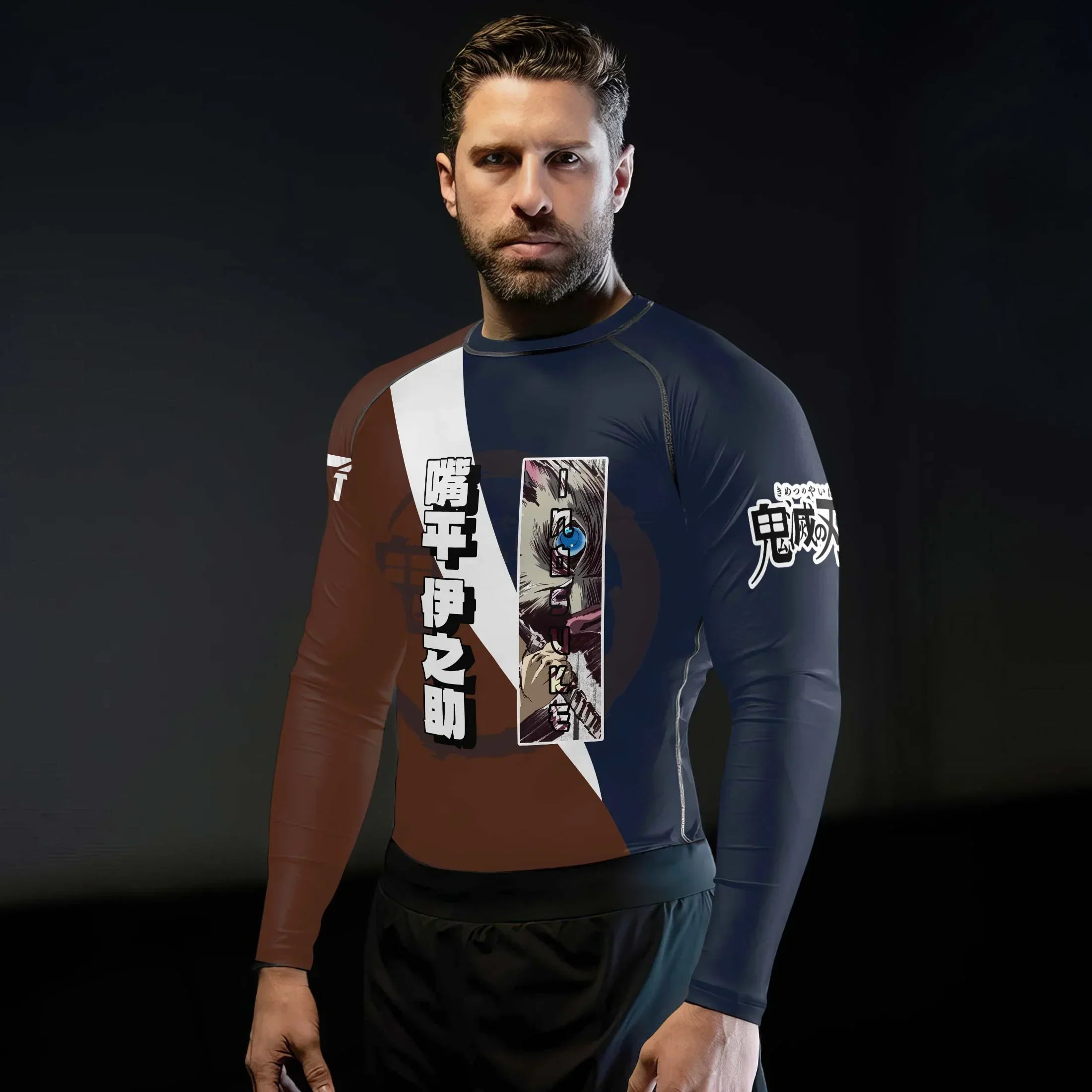 Kimetsu No Yaiba Rash Guard for MMA & Fitness