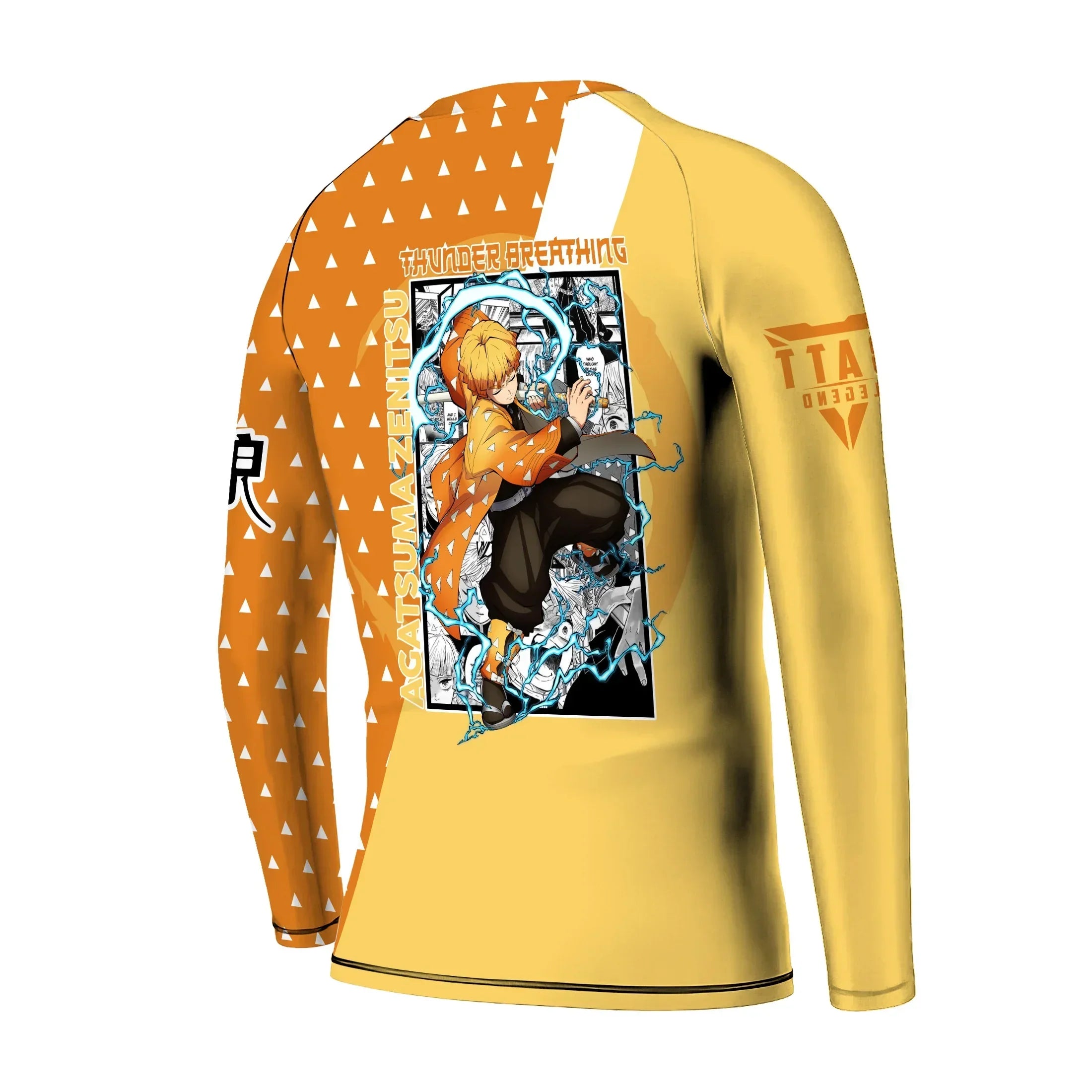Kimetsu no Yaiba Zenitsu Kids Rash Guard