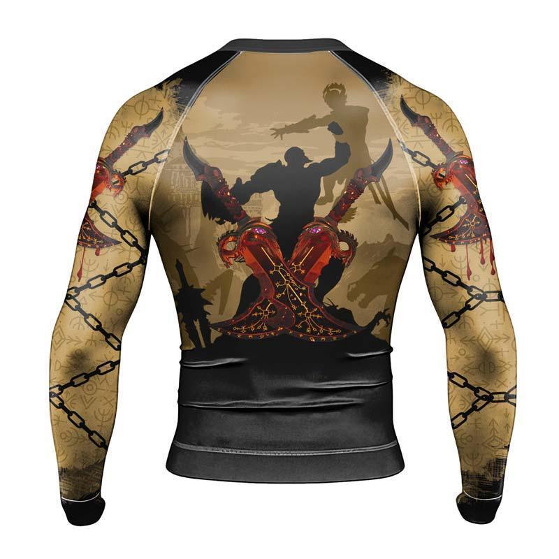 Kratos Ghost of Sparta Rash Guard | God of War Rash Guard