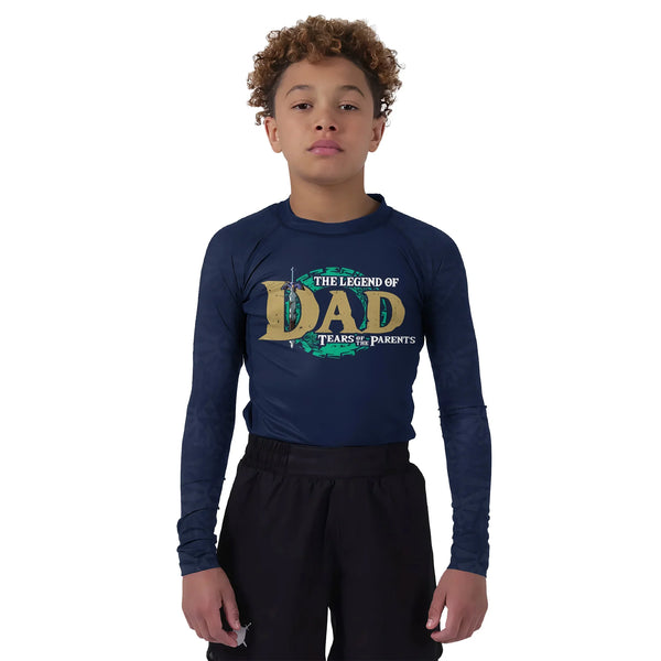 Legend of ZelDad Kids Rash Guard | Athletic Apparel