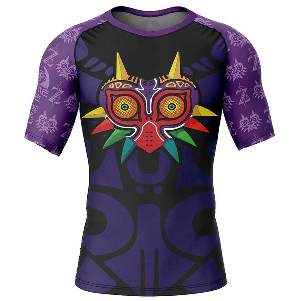 Legend of Zelda Majora's Mask Short Sleeve Rash Guard