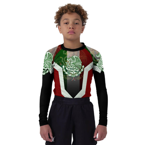 Mexico Symbol Kids Rash Guard | Athletic & Stylish