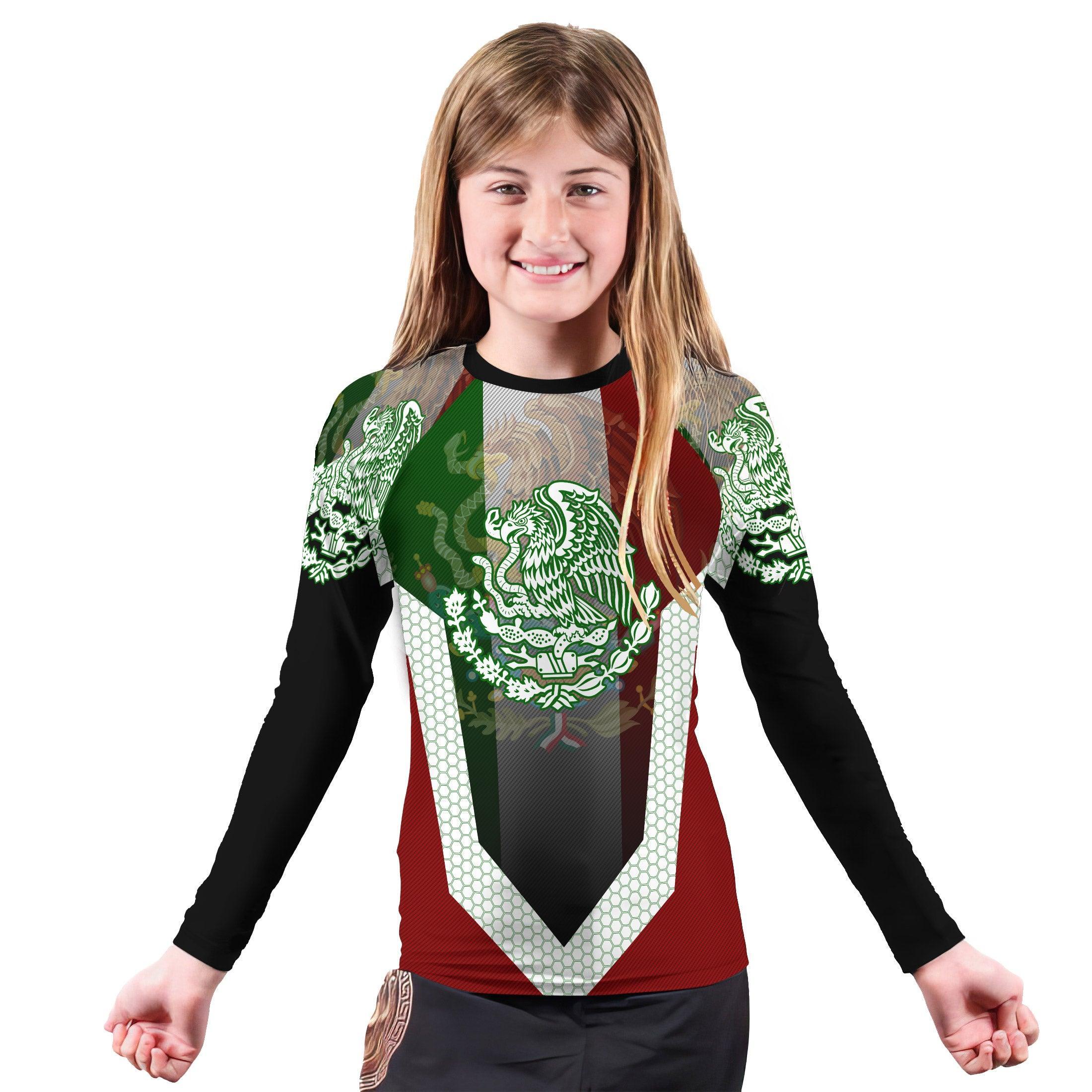 Mexico Symbol Kids Rash Guard | Athletic & Stylish
