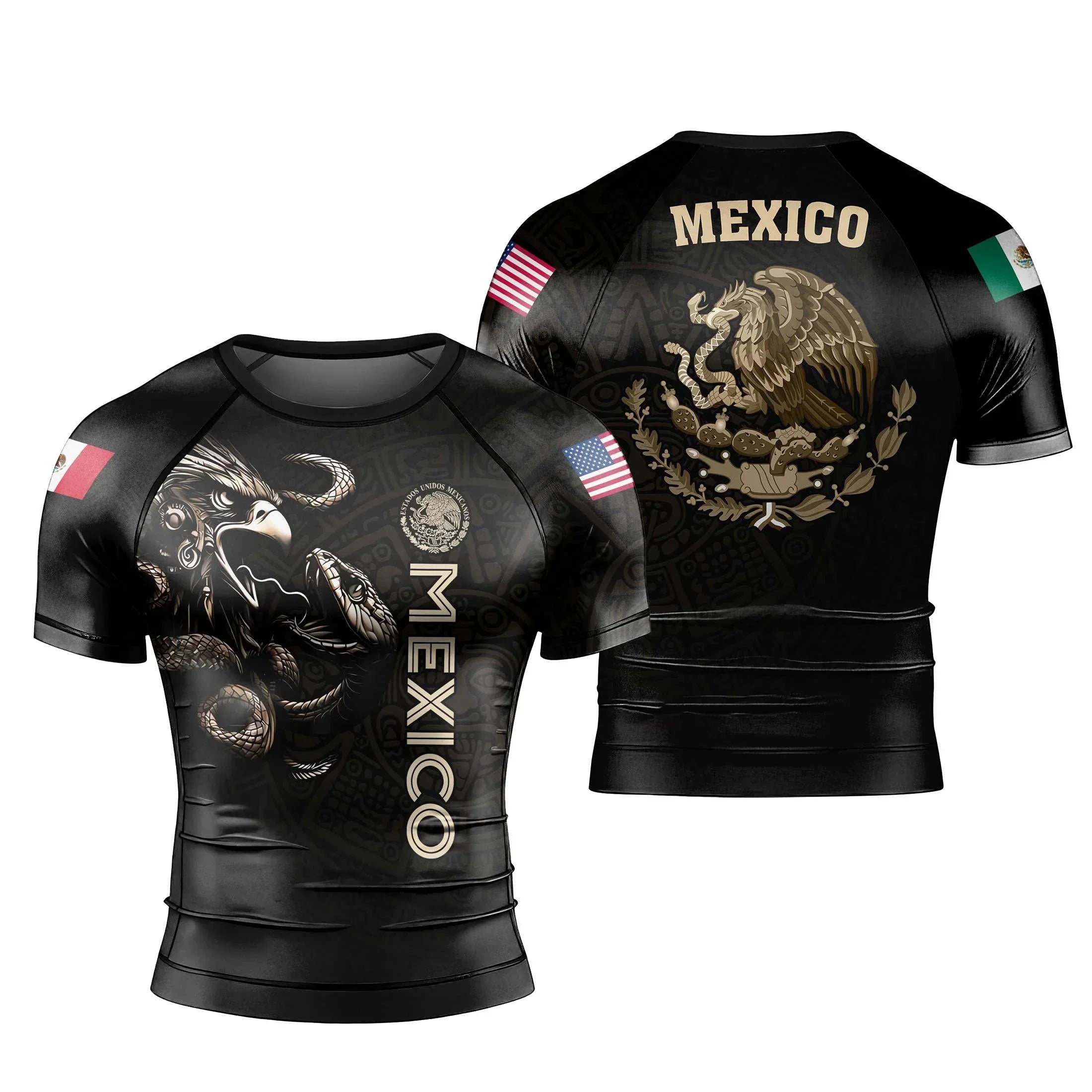 Mexico x America Rash Guard - Athletic Performance