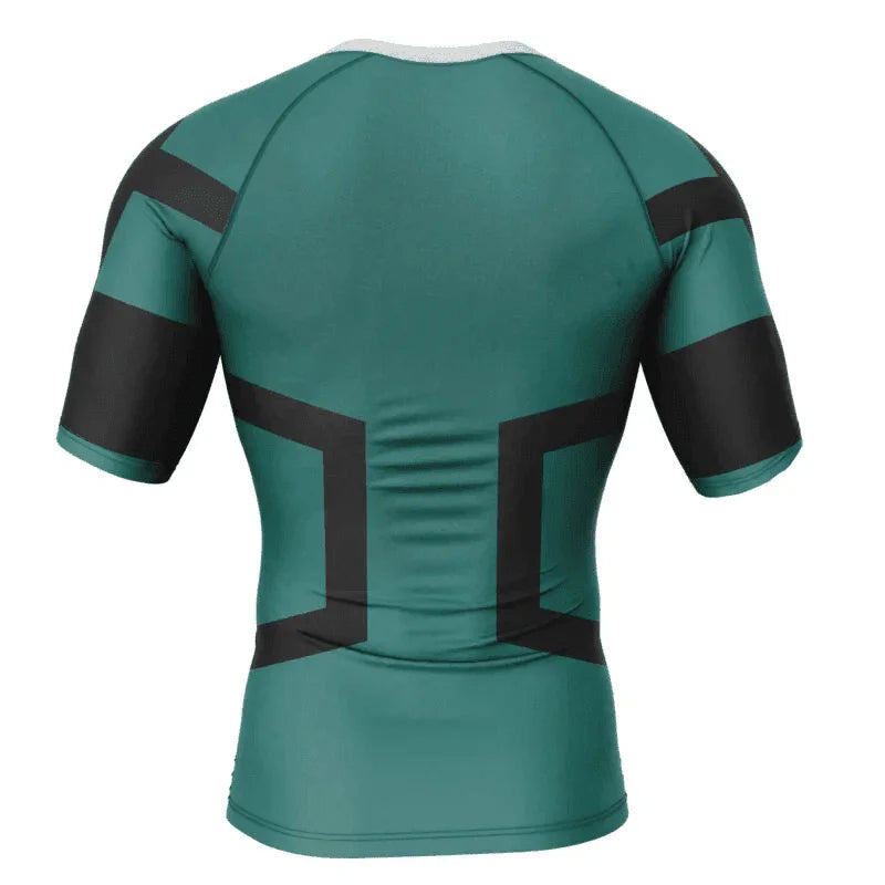My Hero Academia Deku Hero Uniform Rash Guard | Anime Rash Guard