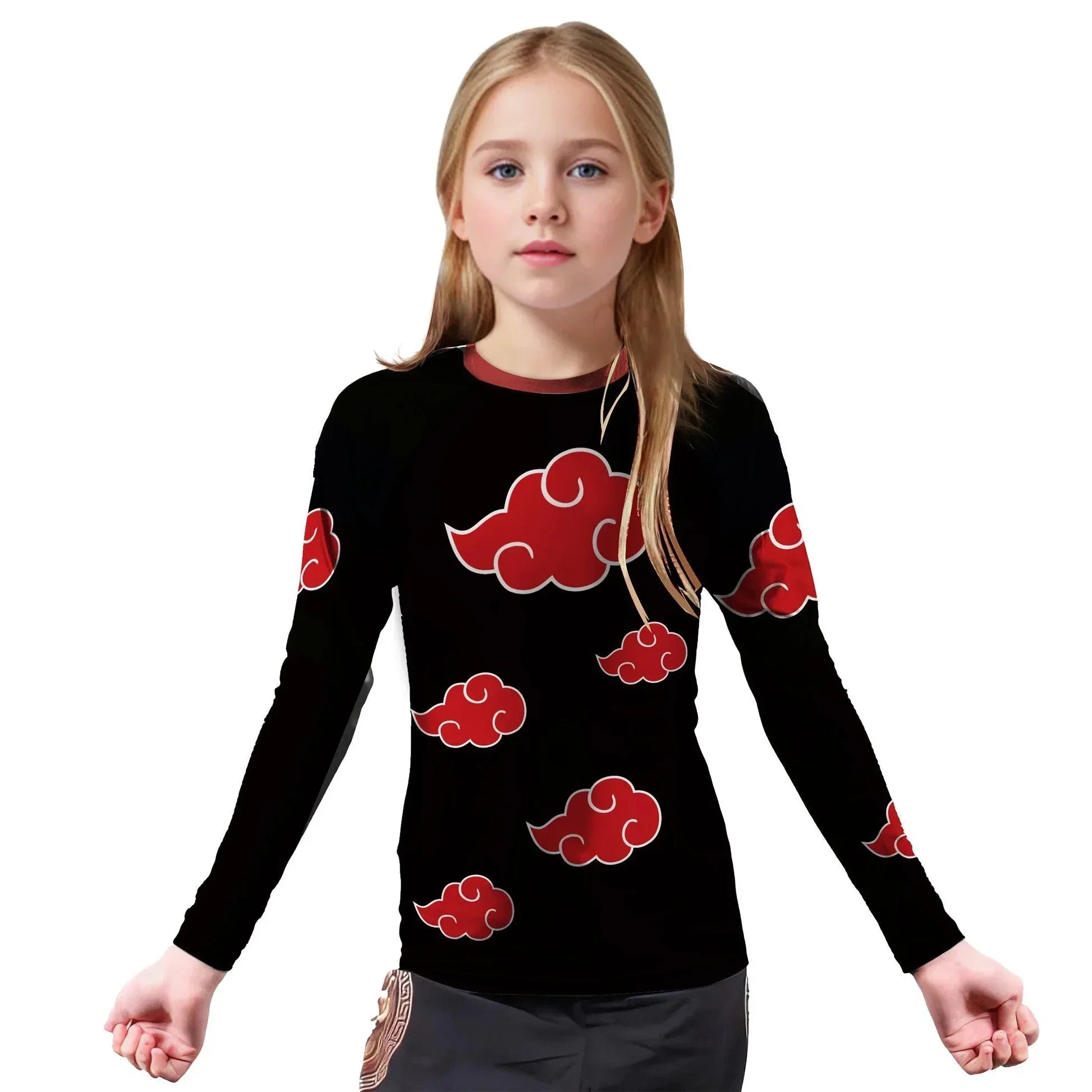Naruto Akatsuki Kids Rash Guard | Athletic & Stylish