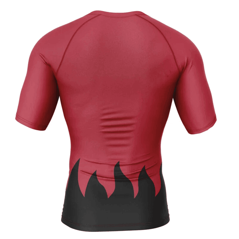 Demon Slayer Akaza Rash Guard - Peak Performance & Style