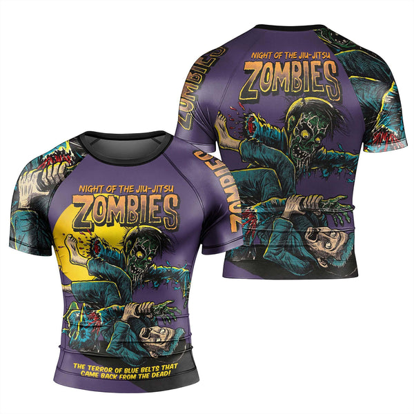 Night of The Jiu-Jitsu Zombies Rash Guard | Zombies Rash Guard
