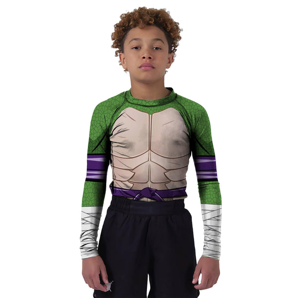 Ninja Turtle Donnie Cosplay Kids Rash Guard | Athletic Wear