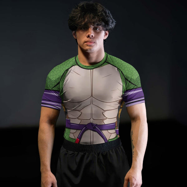 Ninja Turtle Donnie Cosplay Rash Guard | Athletic Wear