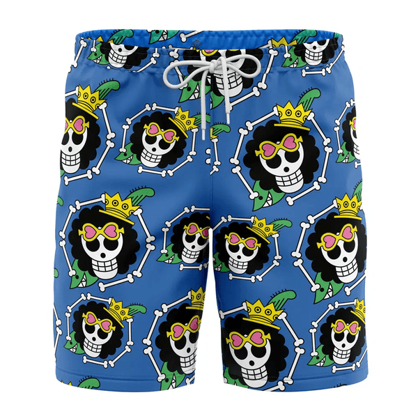One Piece Brook Skull Swim Trunks - Stylish & Durable