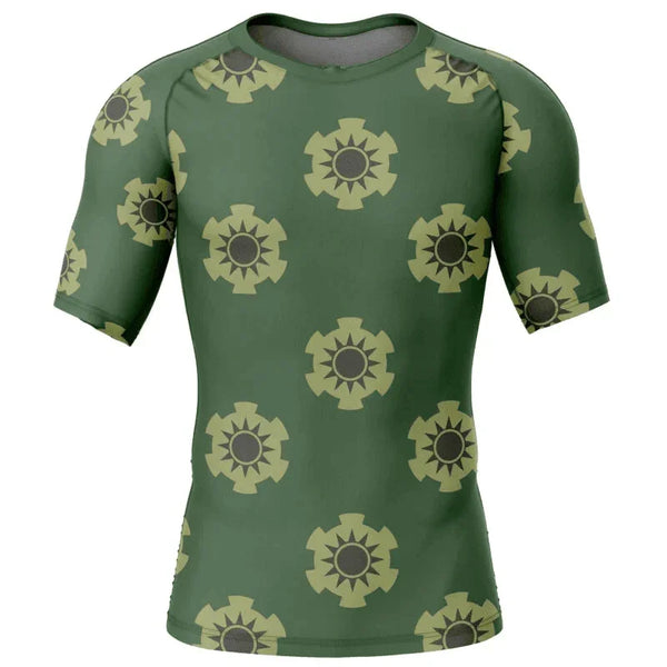 One Piece Roronoa Zoro Wano Cloak Rash Guard | Anime Rash Guard