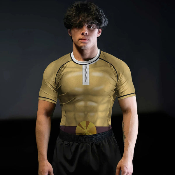 One Punch Man Saitama Rash Guard for MMA & Fitness