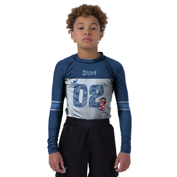 Personalized Stitch Kids Rash Guard | Athletic Wear