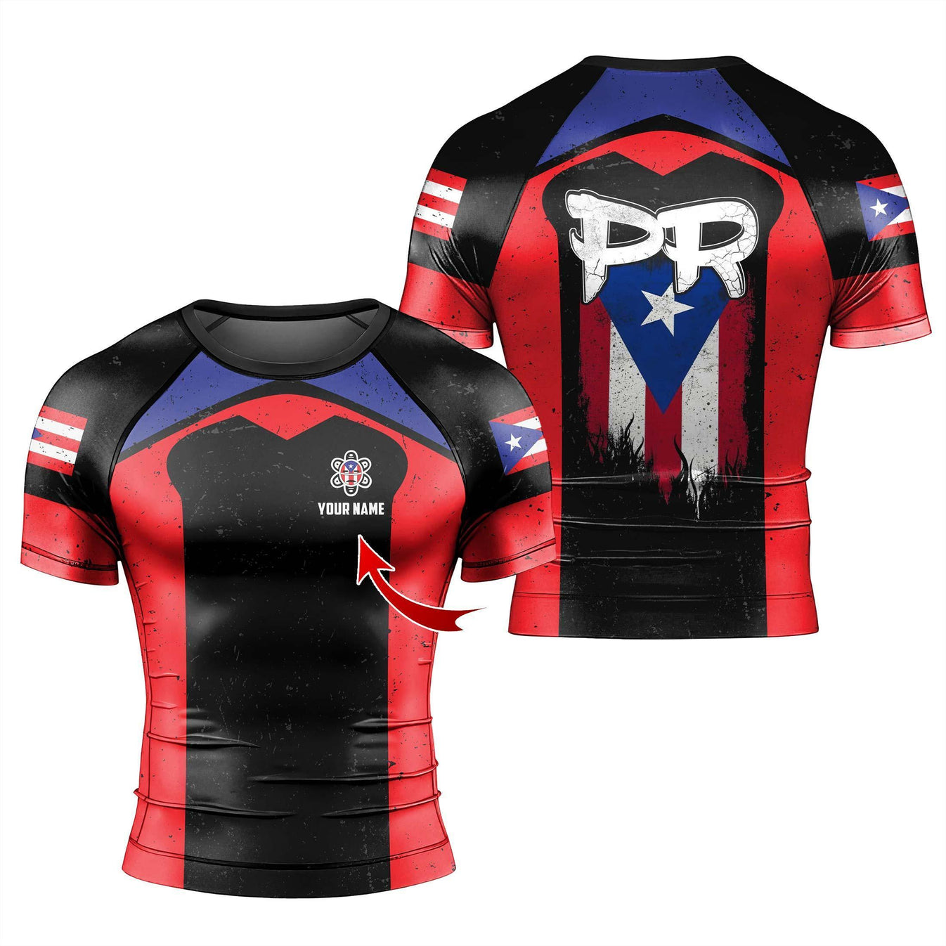 Personalized Taino Titan Rash Guard | Athletic Rash Guard