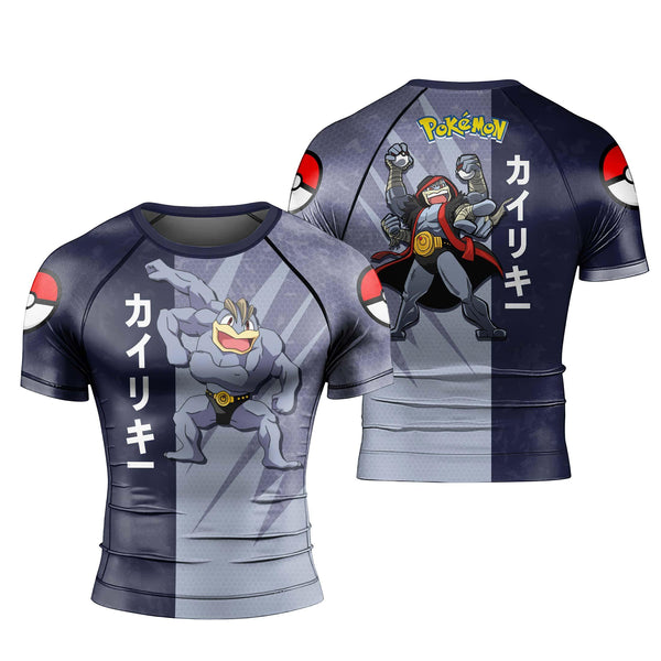 Pokemon Machamp Rash Guard - Athletic Performance