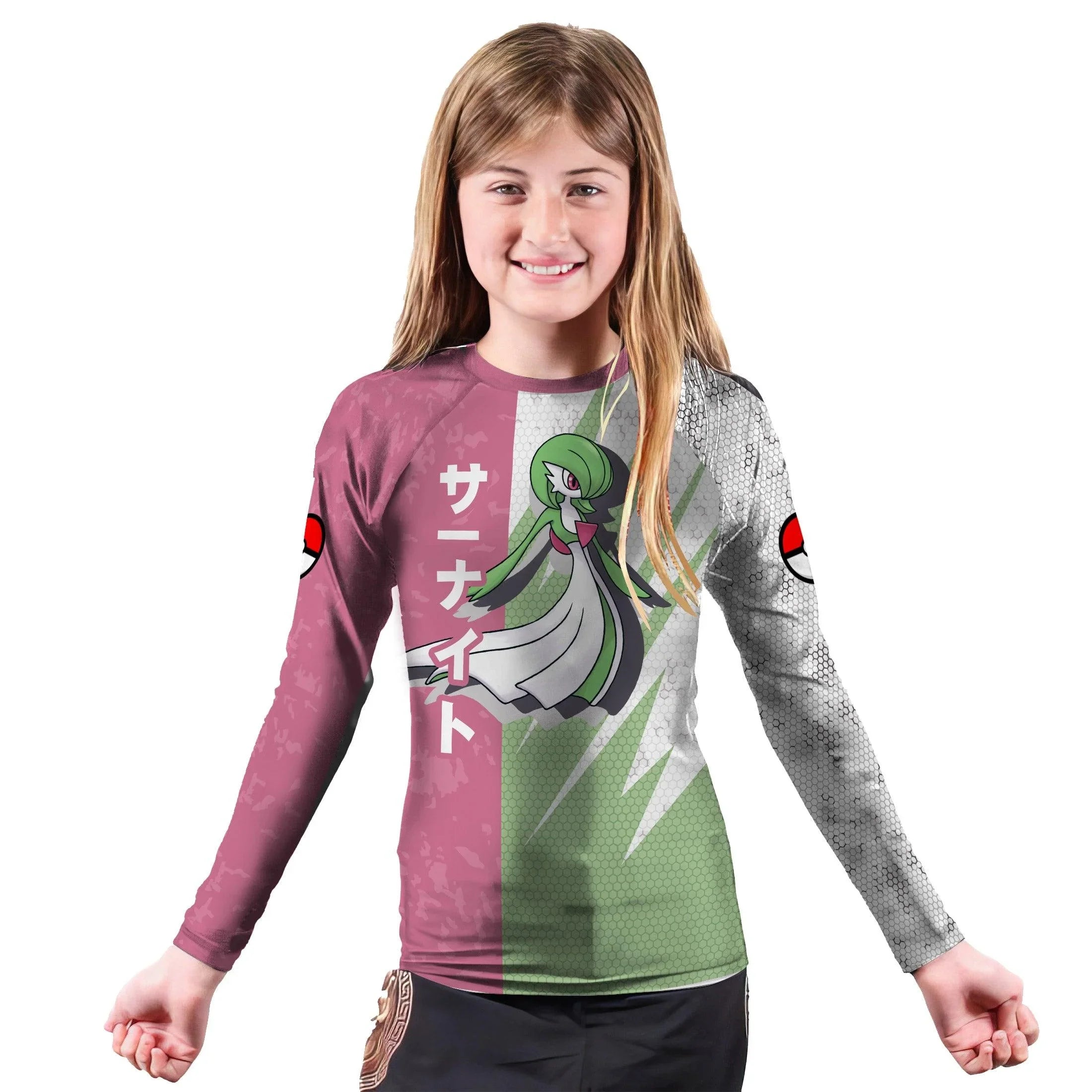 Pokemon Mystic Gardevoir Kids Rash Guard | Athletic Wear
