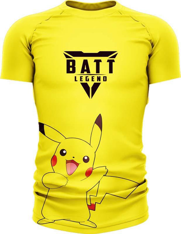 Pokemon Pikachu Short Sleeve Rash Guard | Athletic Wear