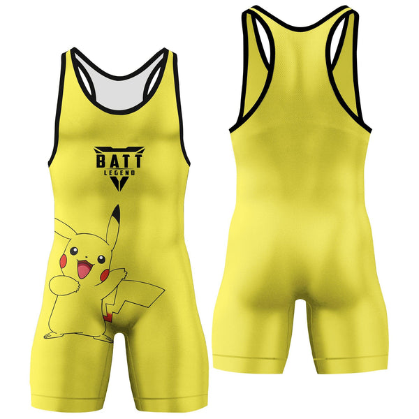 Pokemon Pikachu Wrestling Singlet | High-Performance Gear