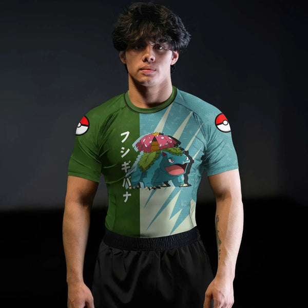 Pokemon Venusaur Vine Whip Rash Guard | Athletic Wear