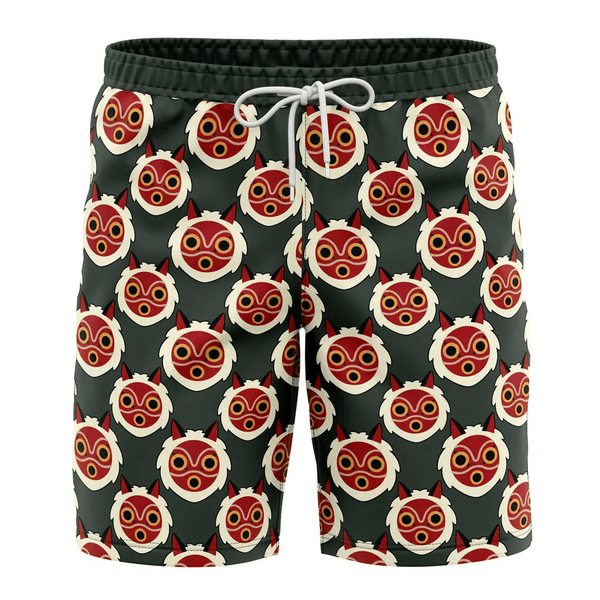 Princess Mononoke Mask Swim Trunks - Stylish & Durable