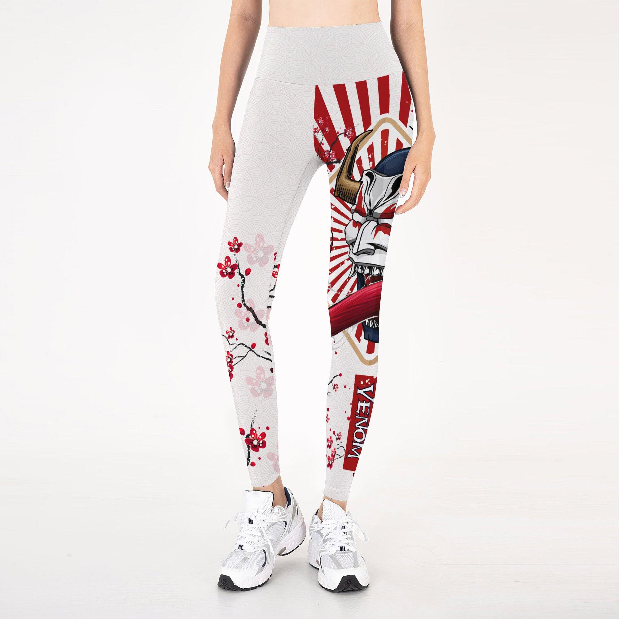 Samurai Venom Leggings | Venom Yoga Tights | Stirrup Pants