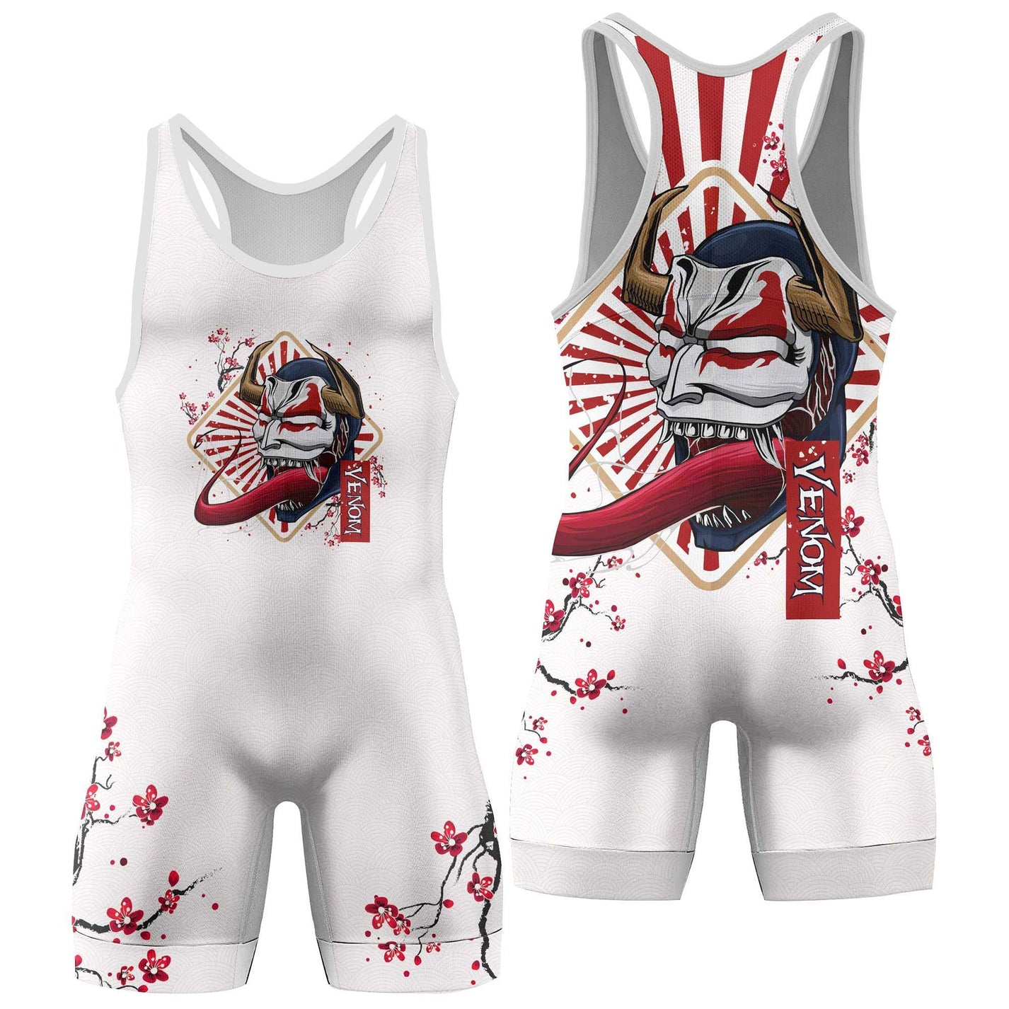 Samurai Venom Wrestling Singlet | Venom Compression bodysuit