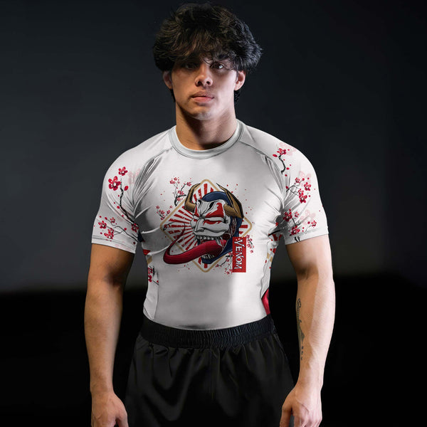 Samurai Venom Long Sleeve Rash Guard | Symbiote Rash Guard
