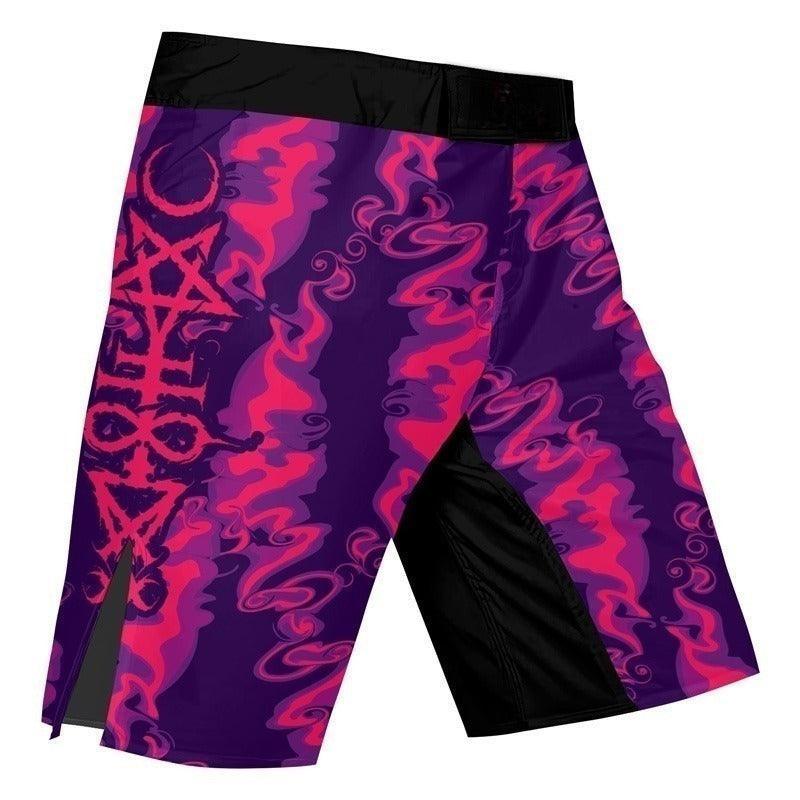 Satan Demon King Jiu Jitsu Fight Shorts | Halloween Muay Thai Shorts
