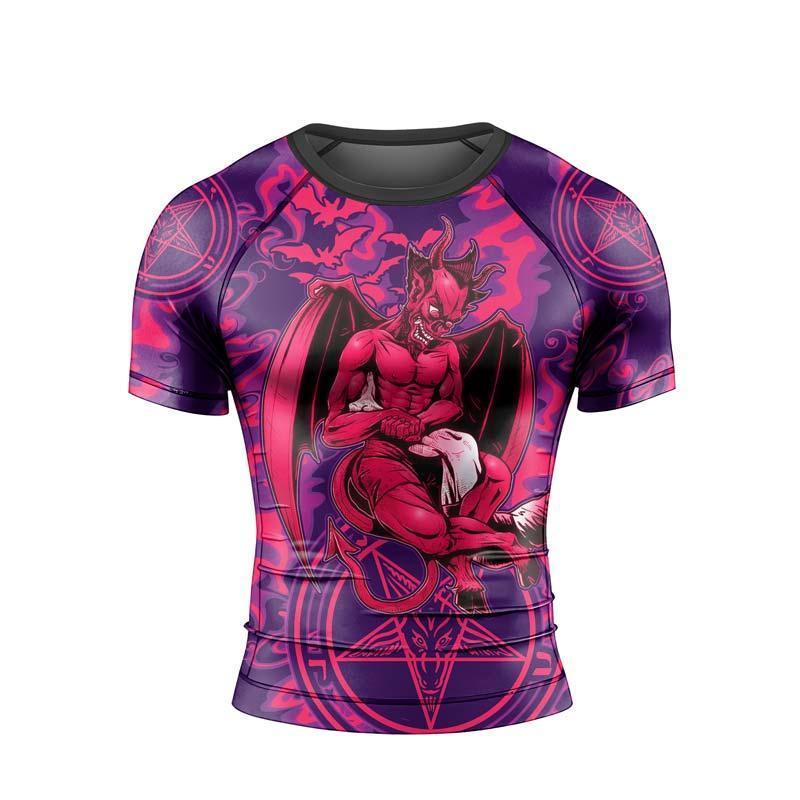 Satan Demon King Jiu Jitsu Rash Guard | Halloween Rash Guard