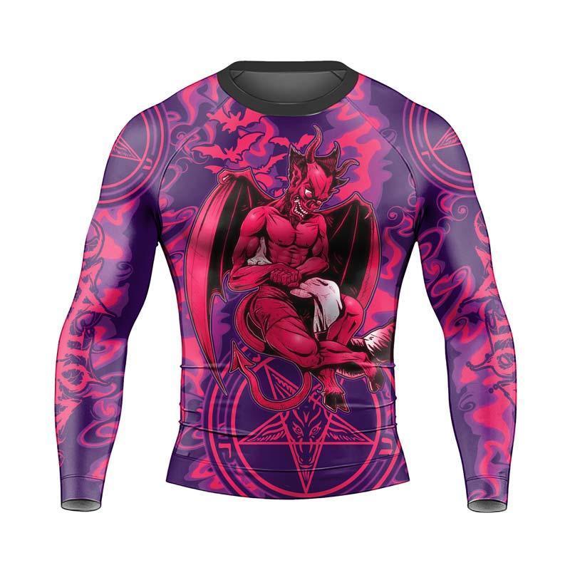 Satan Demon King Jiu Jitsu Rash Guard | Halloween Rash Guard