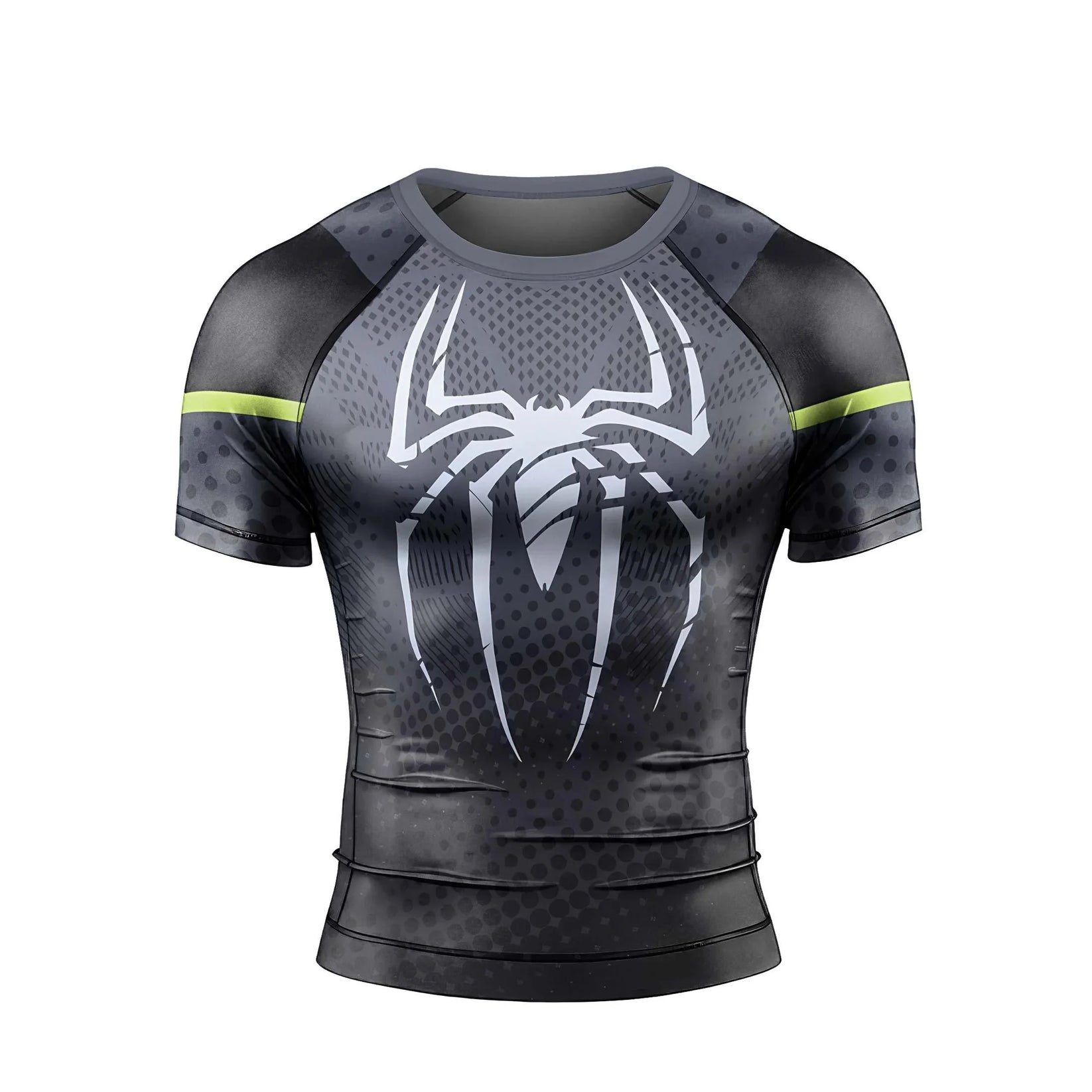 Spider Man Black Rash Guard for MMA, BJJ, Fitness