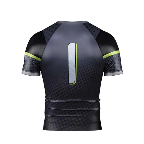 Spider Man Black Rash Guard for MMA, BJJ, Fitness