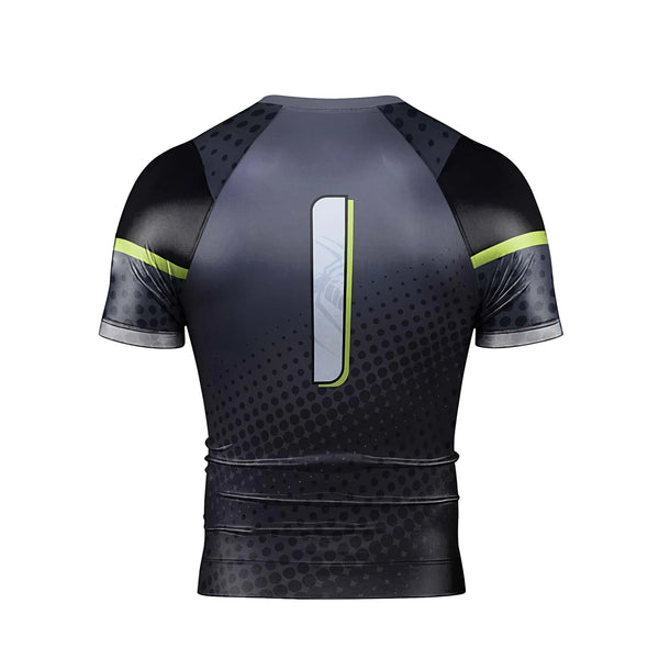 Spider Man Black Rash Guard for MMA, BJJ, Fitness