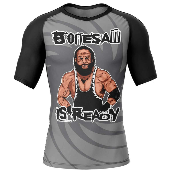 Spider Man Bone Saw Short Sleeve Rash Guard | Athletic Wear