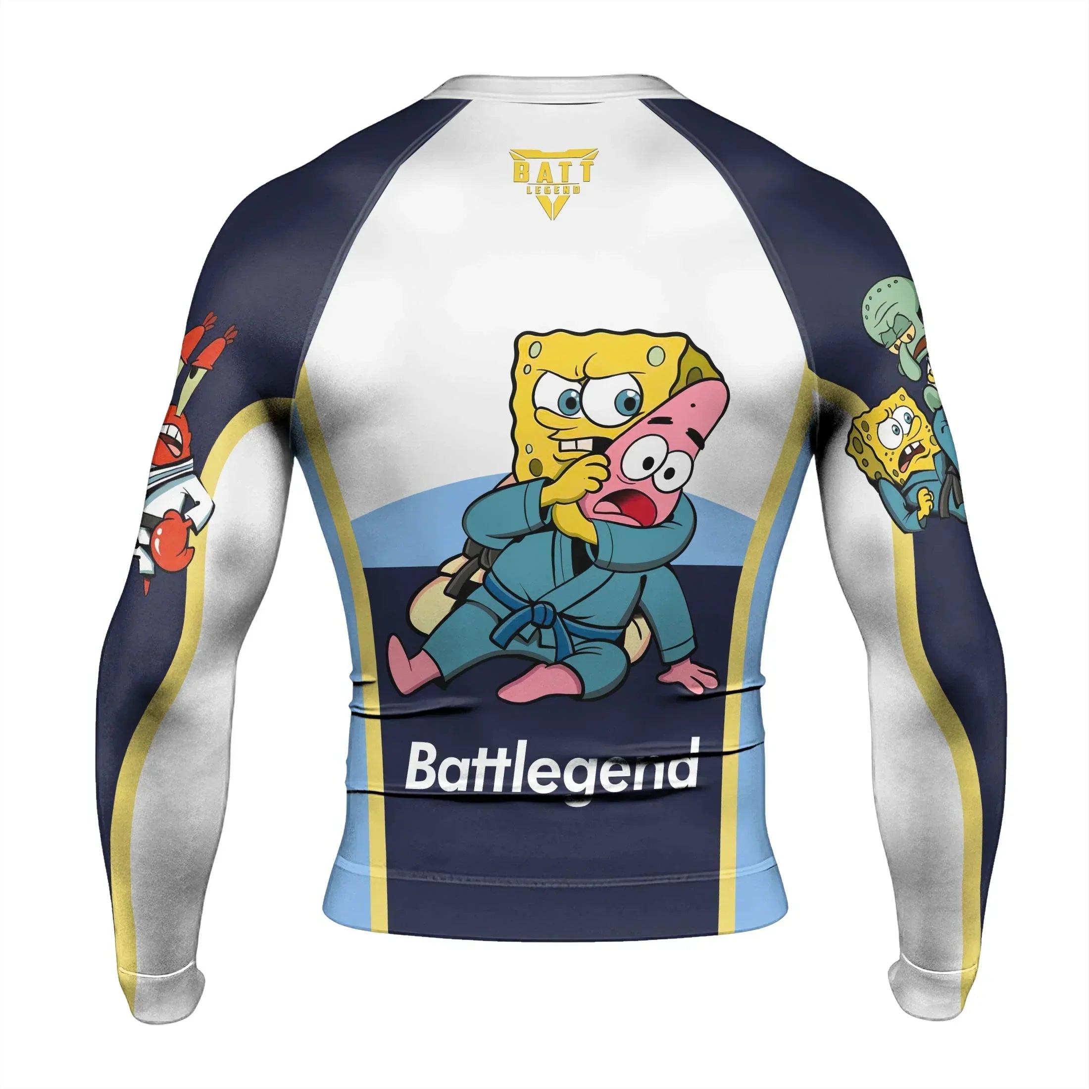 SpongeBob SquarePants Jiu Jitsu Rash Guard | MMA Rash Guard