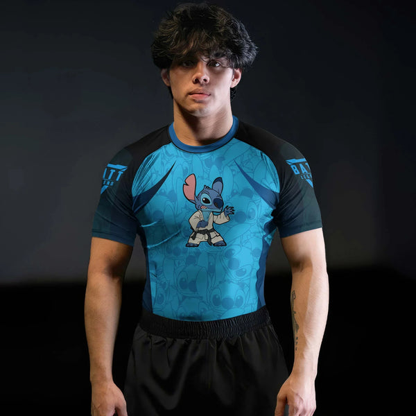 Stitch Brazil Jiu Jitsu Rash Guard for MMA & Fitness