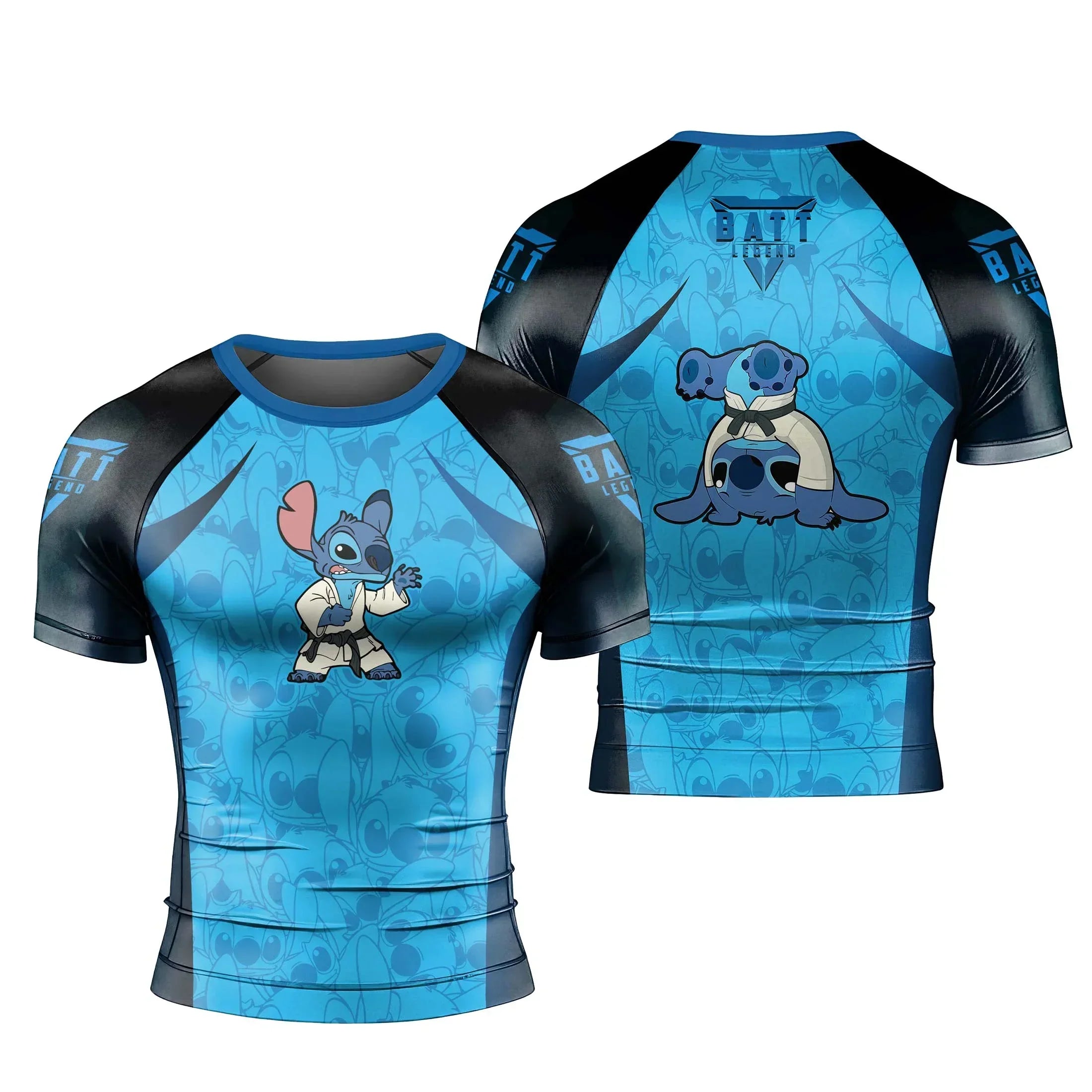 Stitch Brazil Jiu Jitsu Rash Guard for MMA & Fitness