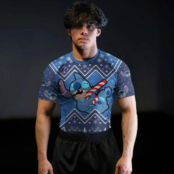Stitch Christmas Rash Guard – Mythical Athletic Wear