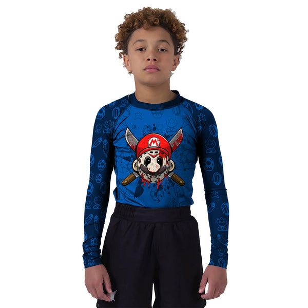 Super Jasonbros Kids Rash Guard | Jason Voorhees Rash Guard