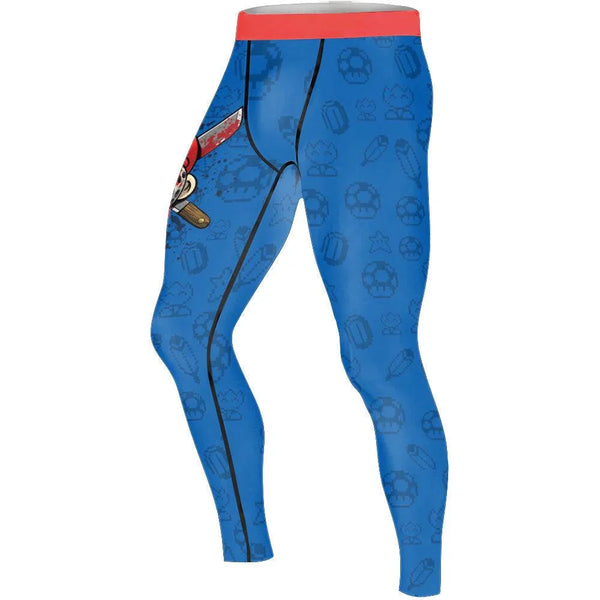 Super Jasonbros Men's Compression Leggings | Halloween Yoga Tights