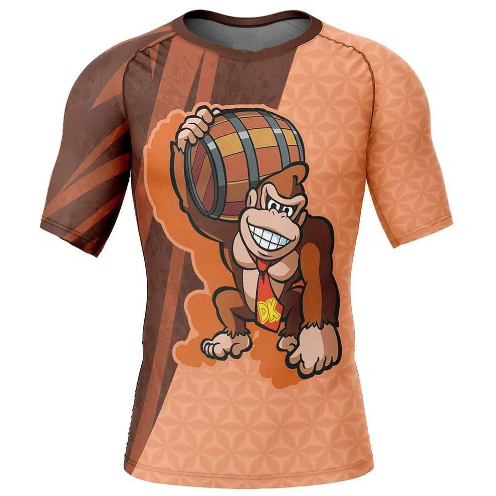 Super Smash Bros Donkey Kong Rash Guard | Athletic Wear