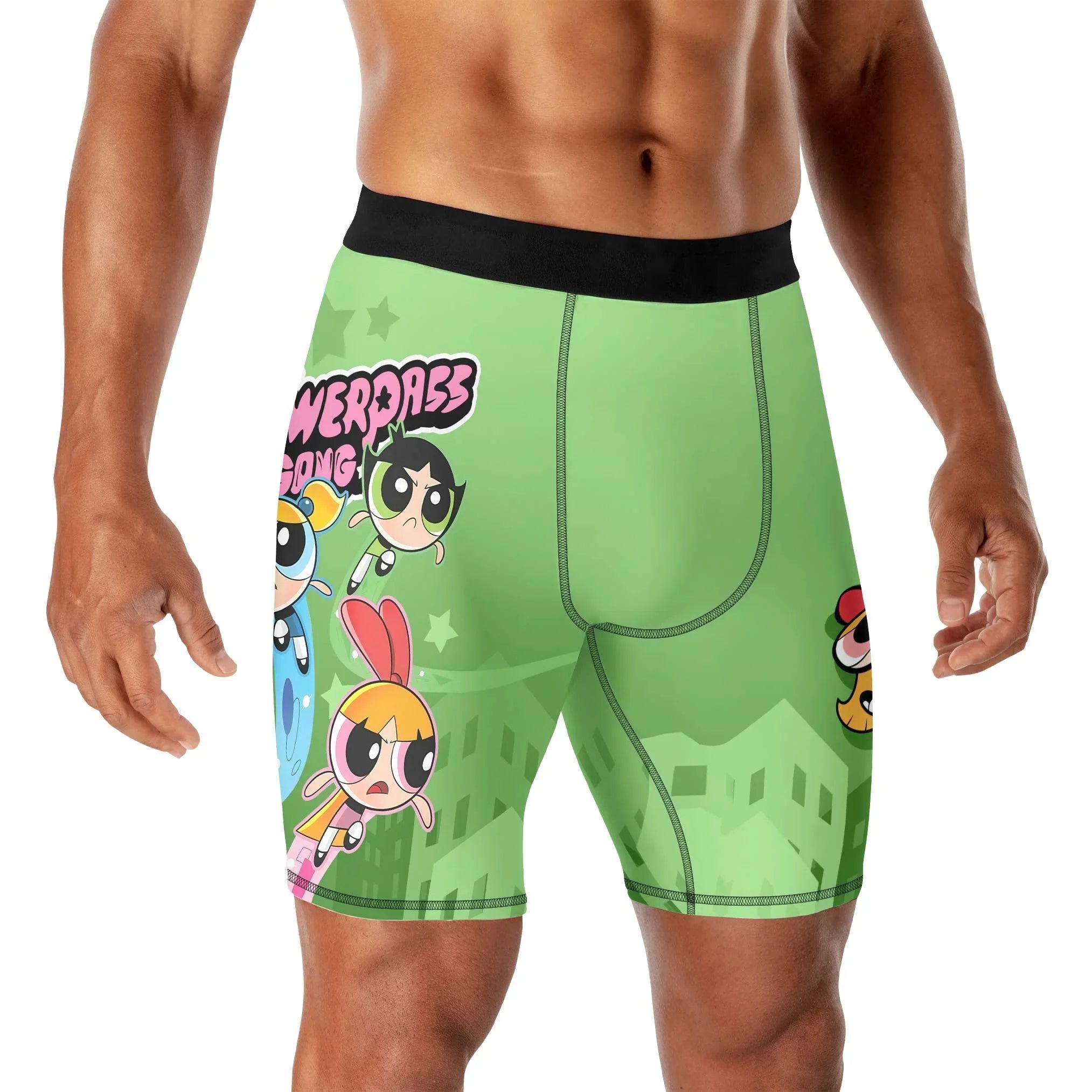 The Powerpuff Girls Compression Shorts - Stretch & Comfort