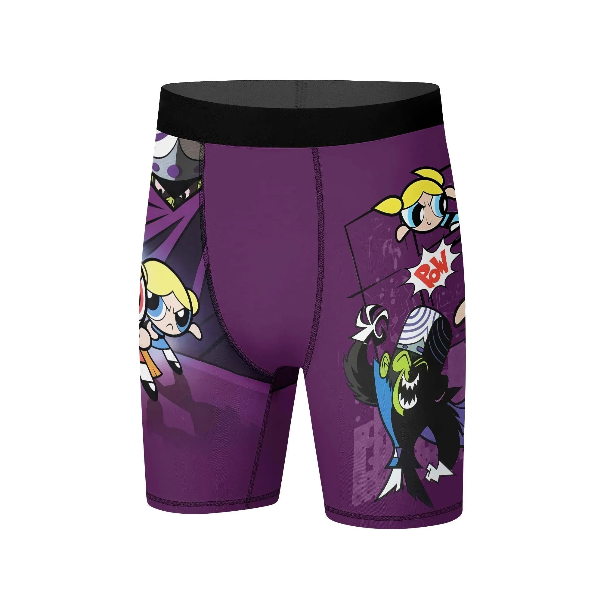 The Powerpuff Girls Versus Mojo Jojo Compression Shorts