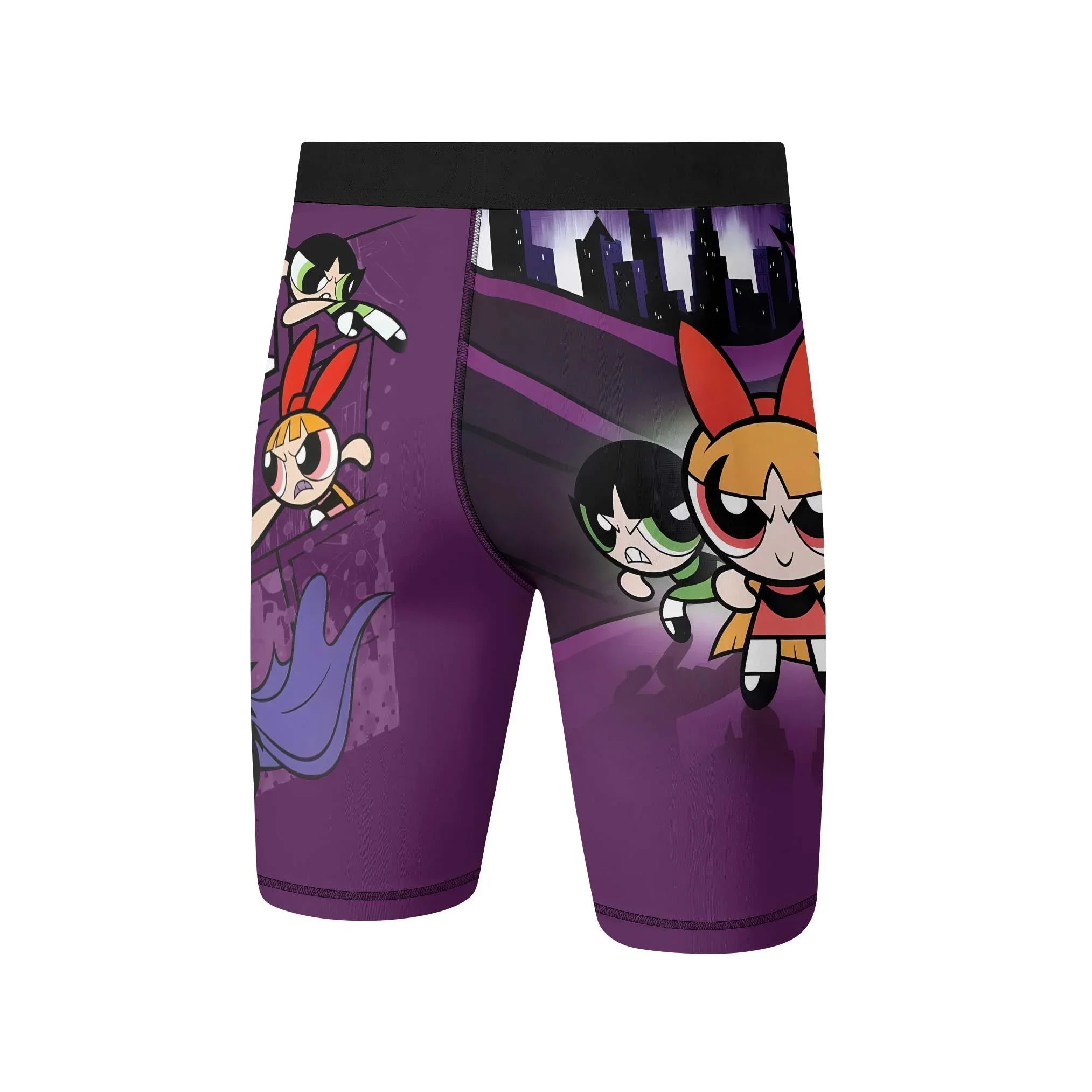 The Powerpuff Girls Versus Mojo Jojo Compression Shorts