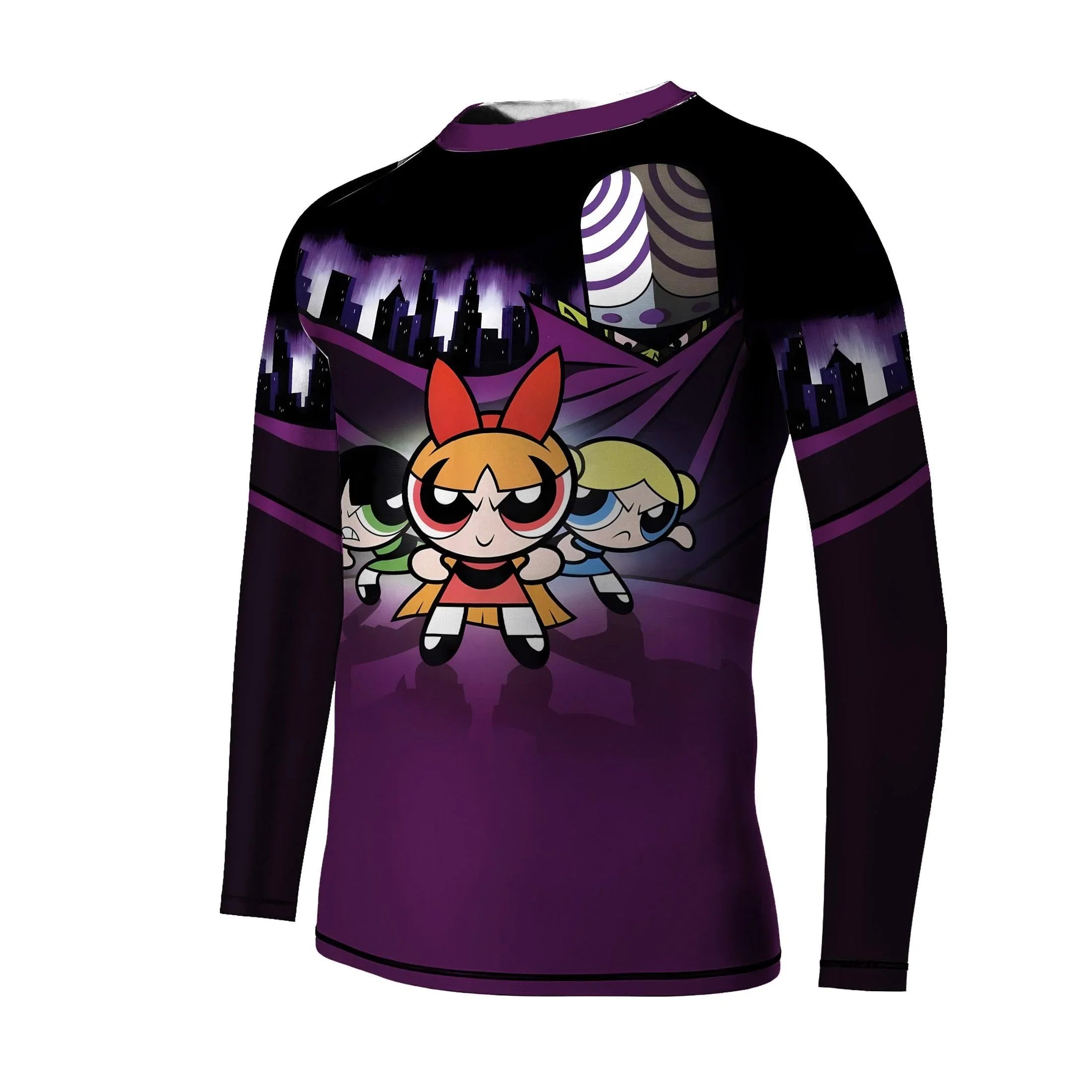 The Powerpuff Girls Versus Mojo Jojo Kids Rash Guard