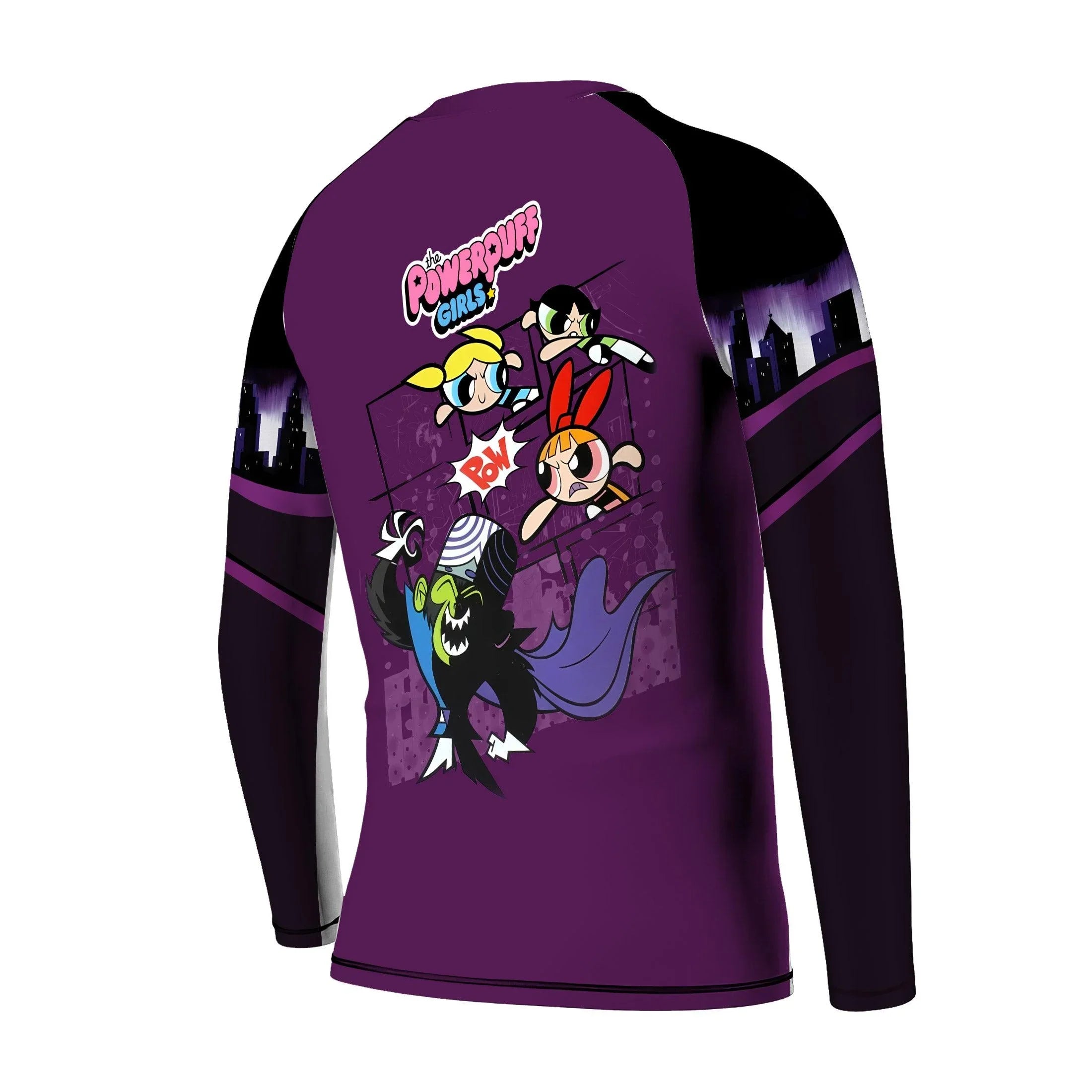 The Powerpuff Girls Versus Mojo Jojo Kids Rash Guard