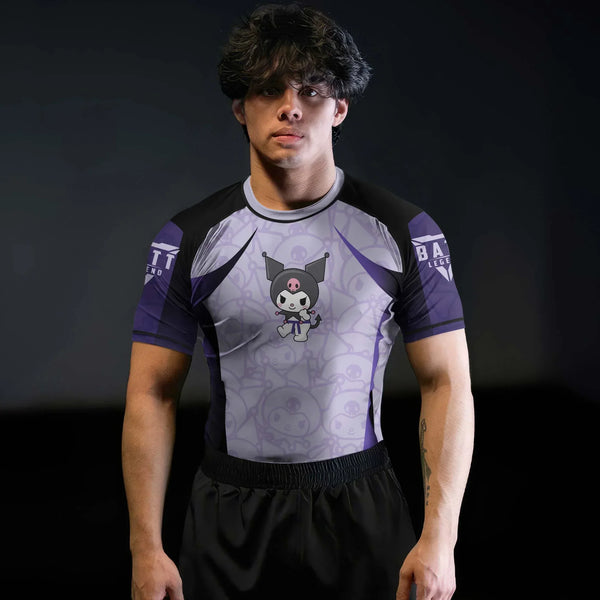 Tricksy Kuromi Rash Guard for MMA & Fitness